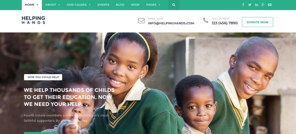 10+ Best WordPress Themes for Nonprofit Organizations – 2024 - BE