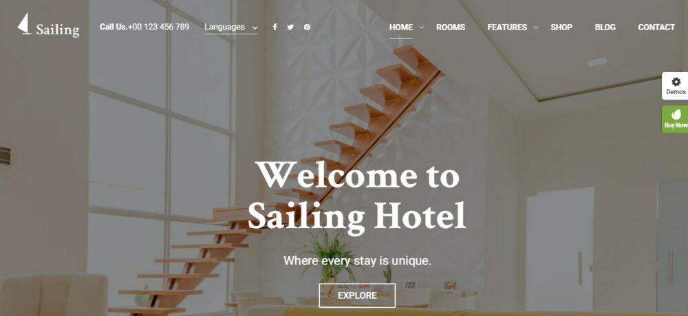 10+ Best Hotel WordPress Themes 2026 - BE