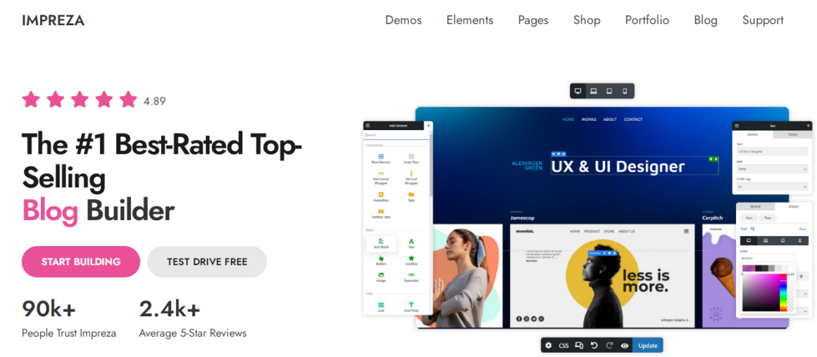 10+ Best Gallery WordPress Themes - BE